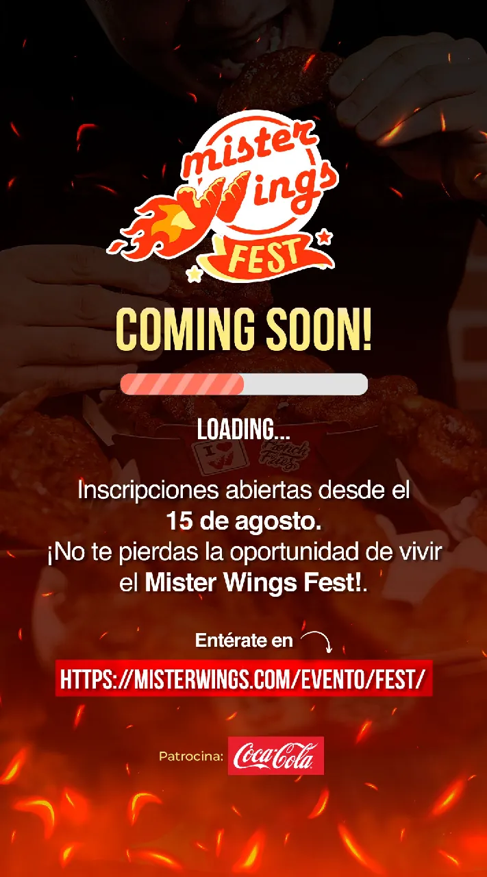 Mister wings - Menüpp